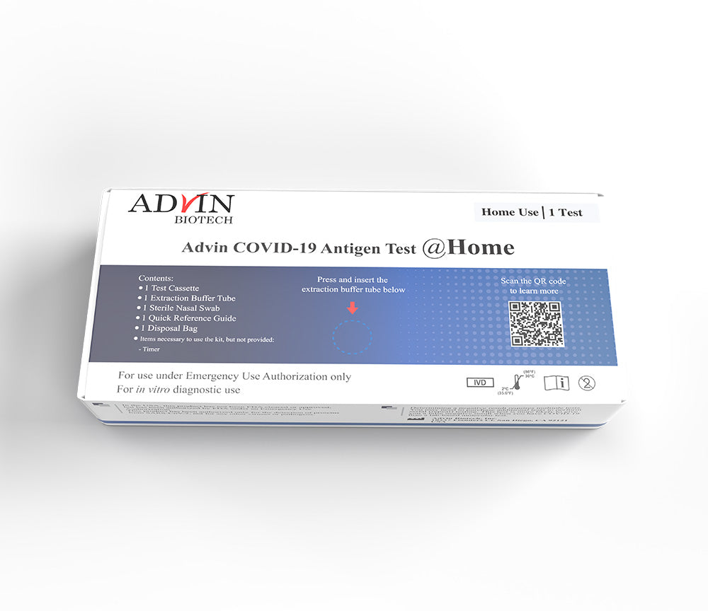 Case/500 Advin® COVID Tests @Home ($5.25/test) – Hooray for Humans